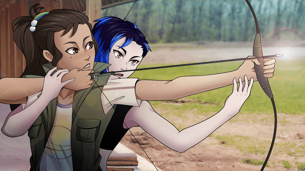 Camp Palut is a sapphic, summer visual novel full of magic and the ...
