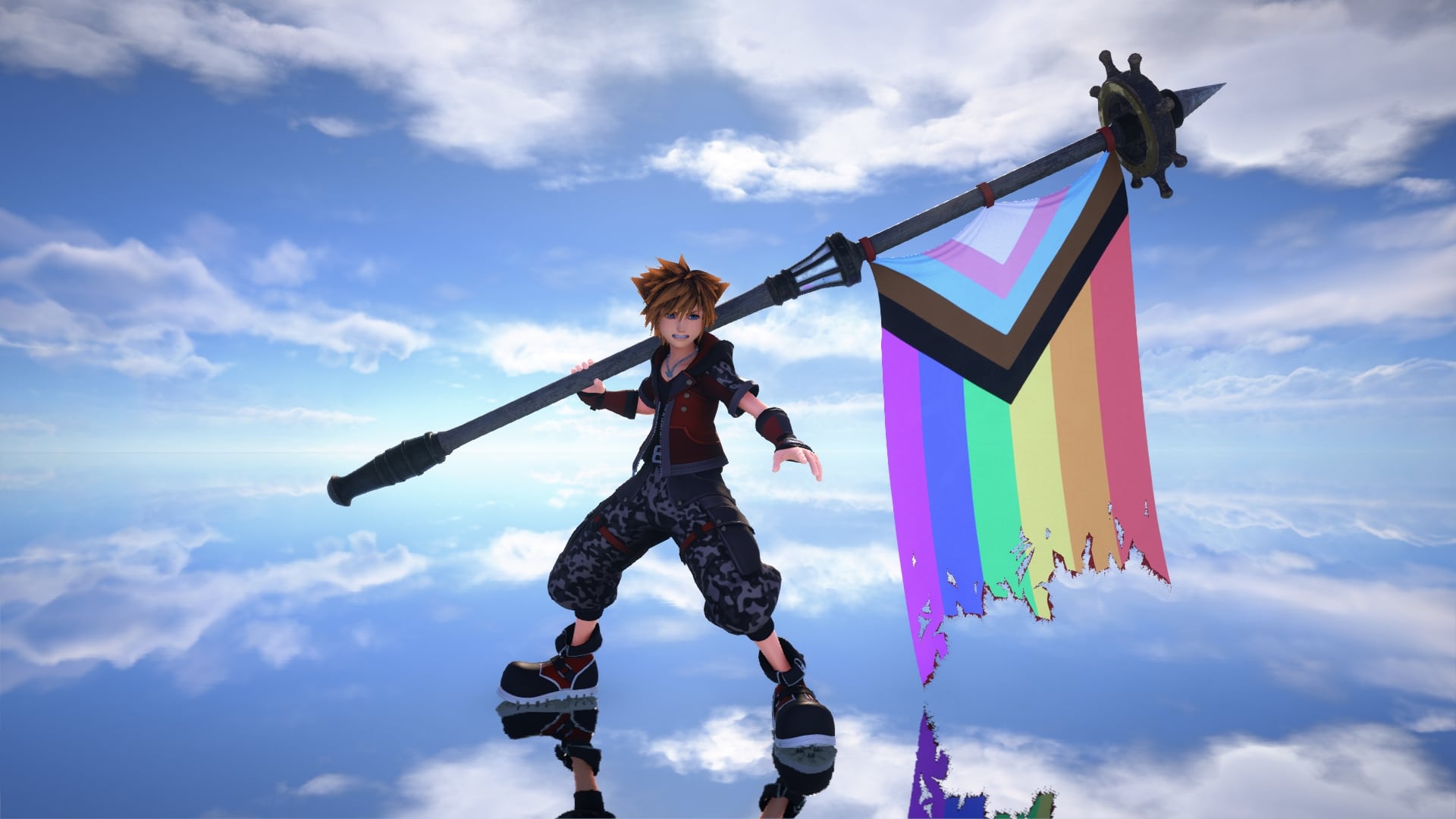 Sora says 'gay rights' with this new LGBTQ pride flag mod - Gayming ...