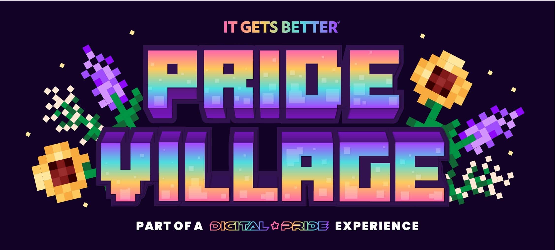 Minecraft creators build a Pride Village for It Gets Better: A Digital ...